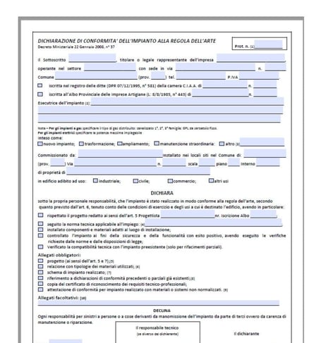 Dichiarazione di conformità: una garanzia di sicurezza